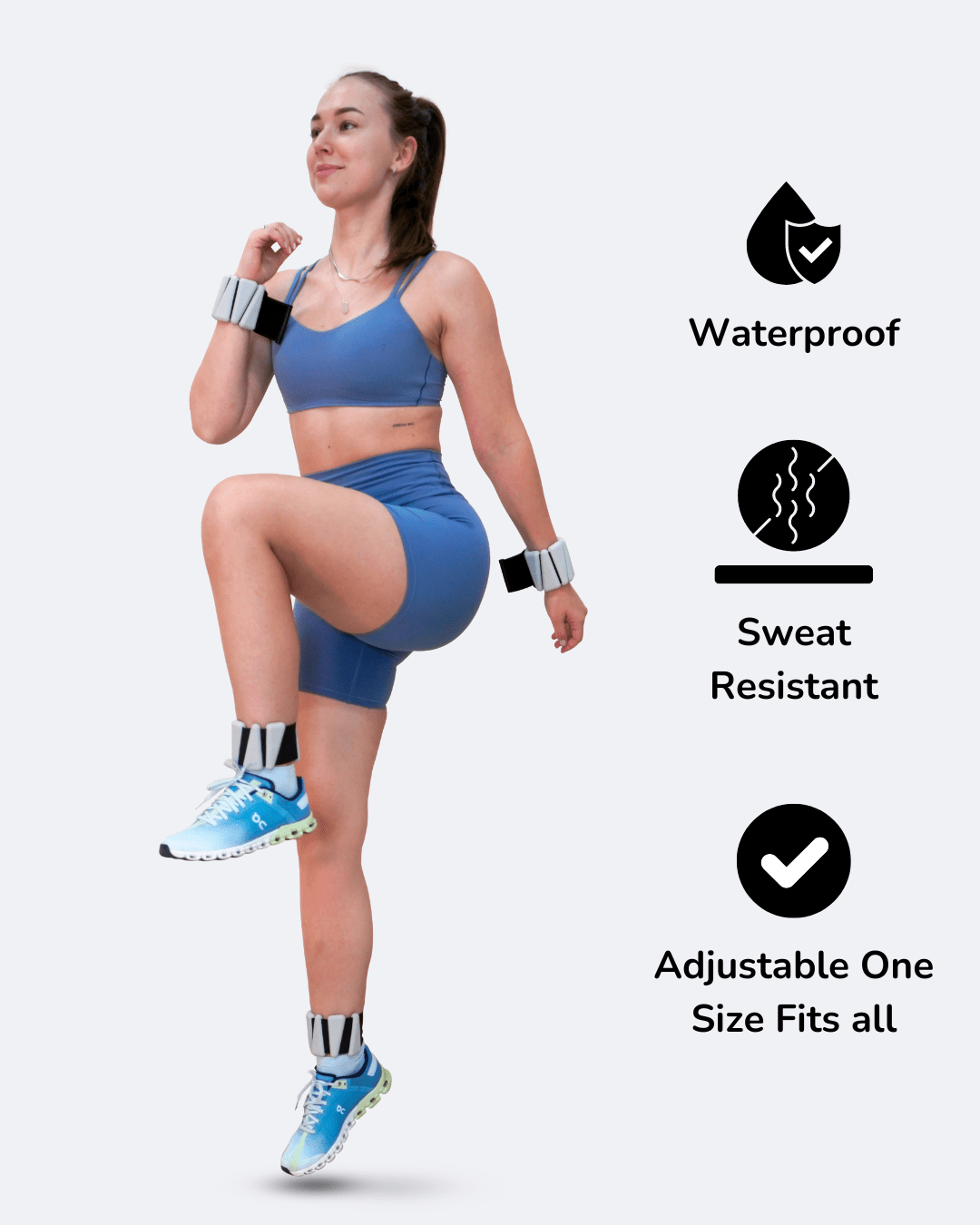 Premium Wrist And Ankle Workout Weights With Free Video Trainings – Stretched Fusion